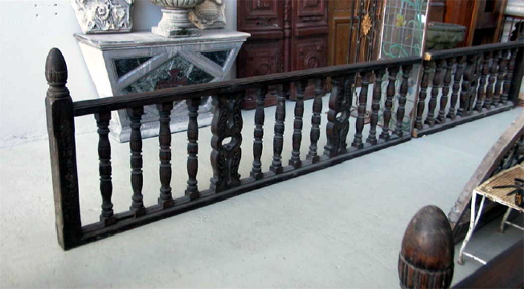 Wooden railing - Stairs and banisters