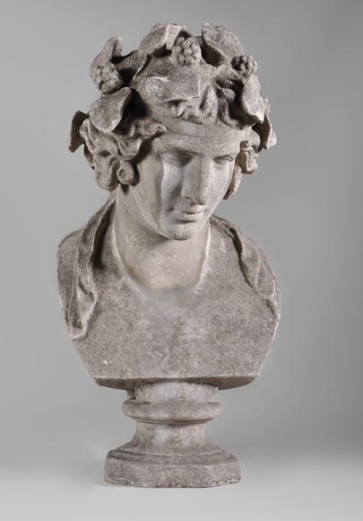 "Narcissus", Composite Stone Bust - Statues