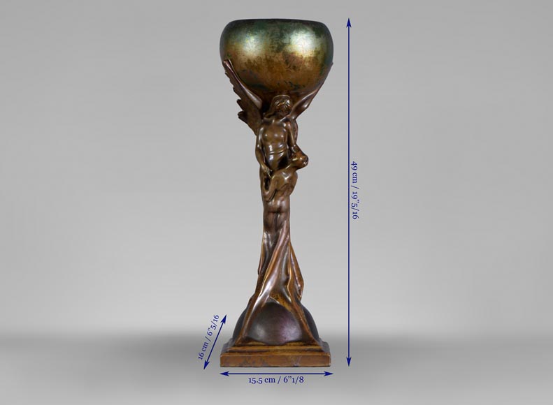 Clément MASSIER (1844-1911) ceramicist, James VIBERT (1872-1942 ...