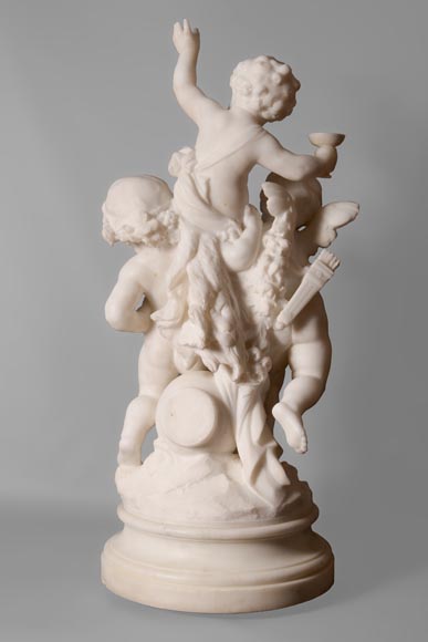 Mathurin MOREAU (1822-1912) - The triumph of Cupid and Bacchus ...