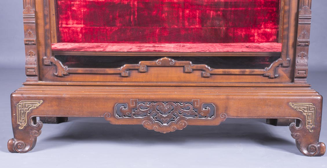 Gabriel VIARDOT (1830-1906) - Japanese style display cabinet ...