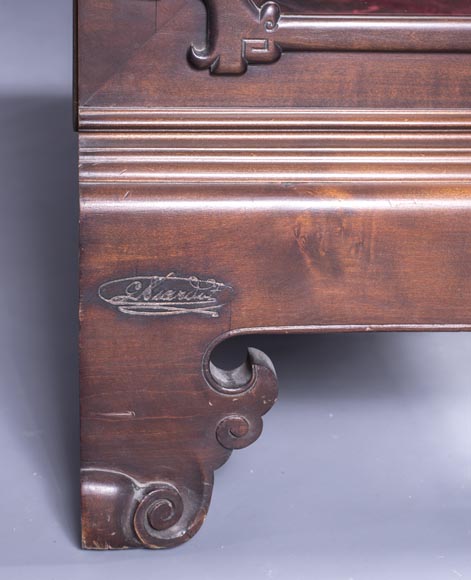 Gabriel VIARDOT (1830-1906) - Japanese style display cabinet ...