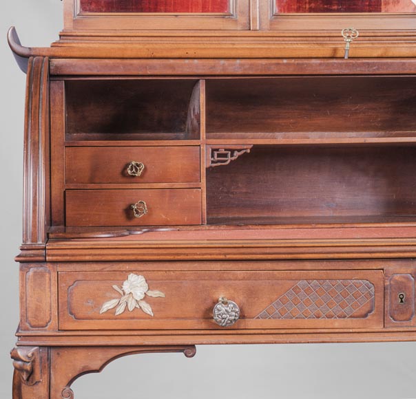 Japanese style cylinder desk - Bookcases, desks, Vitrines