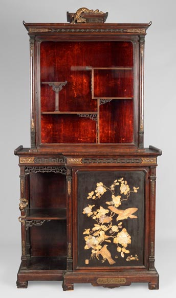 Gabriel Viardot (attributed to) - Japanese style presentation cabinet ...