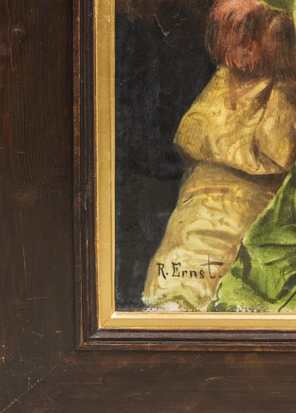 Rudolf ERNST (1854-1932) - Portrait of a high-ranking Austro-Hungarian ...