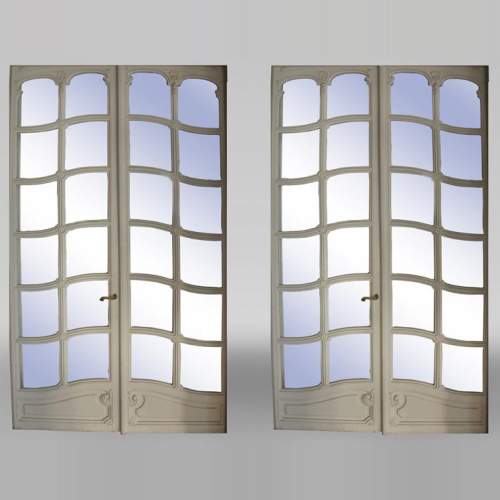 Set of five antique Regence style double doors with their beautiful ...