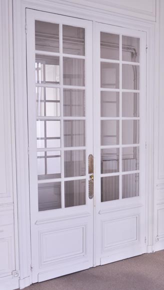 Set of 4 double door with small windows - Doors