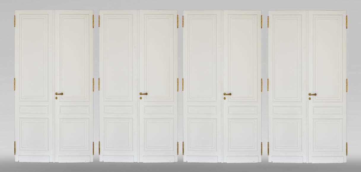 Suite of four Louis XVI style double doors - Doors