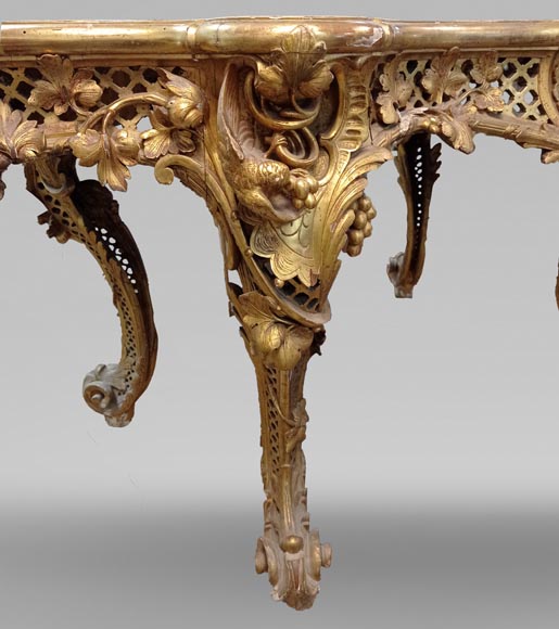Rocaille-style table from the villa Les Cèdres - Gueridons, Stands ...