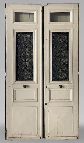 Important double front door, 19th century - Doors