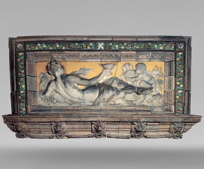 Jules LOEBNITZ (1836 - 1895 and André ALLAR (1845-1926), Terra cotta ...