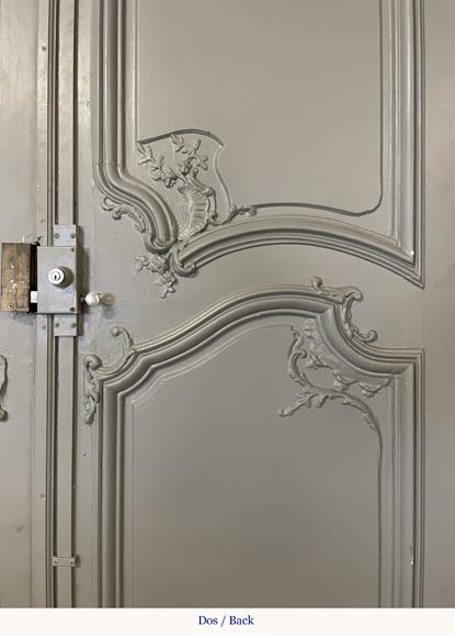 Two Louis XVI style double landing doors - Doors