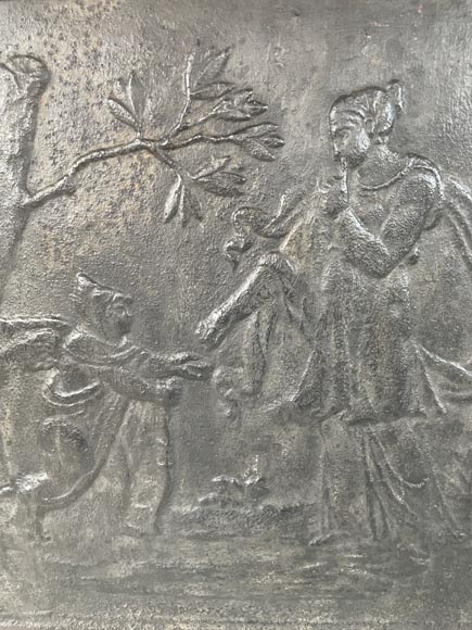 Fireback with mythological scene - Firebacks