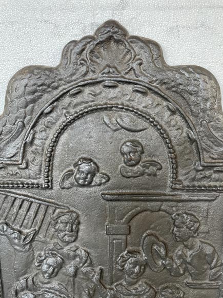 Cast iron fireback - Firebacks