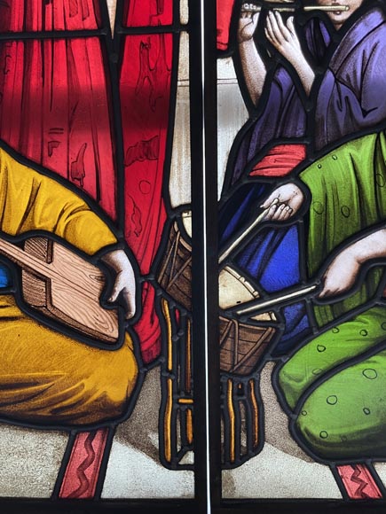 Japanese stained-glass, circa 1925 - Stained glasses