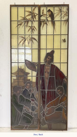 Japanese stained-glass, circa 1925 - Stained glasses