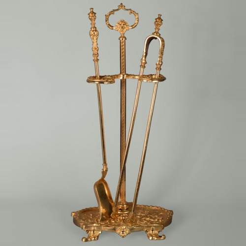 Antique fireplaces' accessories : plier and shovel in ironwork ...