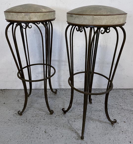 Italian counter with chairs, 70s - Antique Dining Room Sets