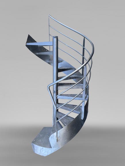 Modern metal spiral staircase - Architectural elements, staircase, columns