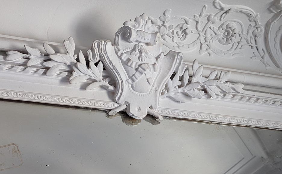 Trumeau de style Napoléon III au décor de ruban croisé - Glaces ...