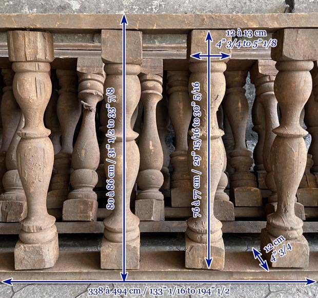 Important set of wooden railings from Egypt - Architectural elements ...