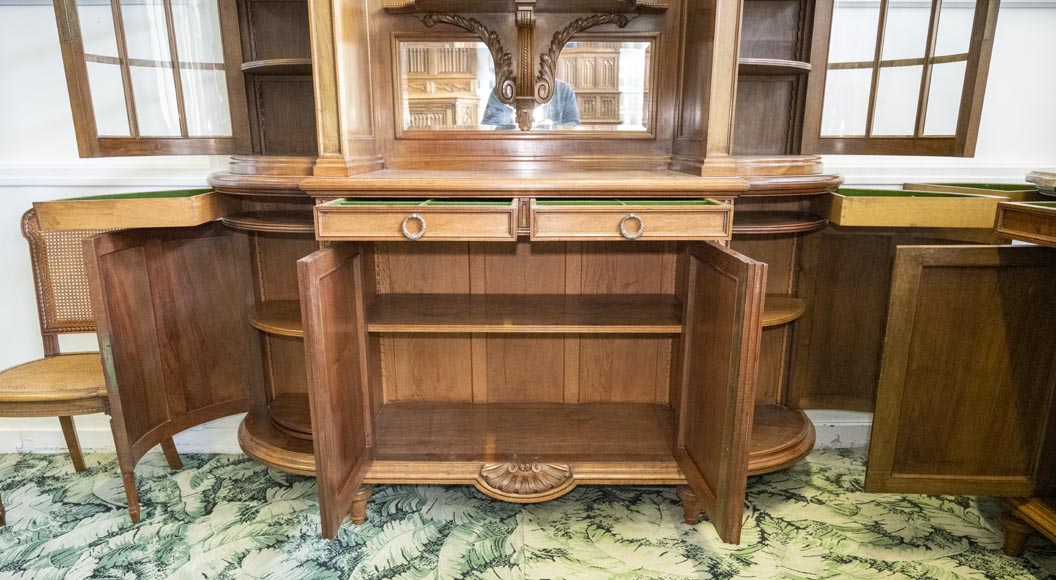 Louis XVI style dining room carved in walnut wood - Antique Dining Room ...