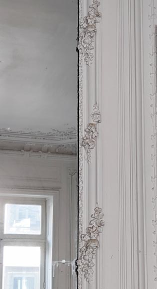 Grand trumeau sculpté en bois et stuc d'époque Napoléon III - Glaces ...