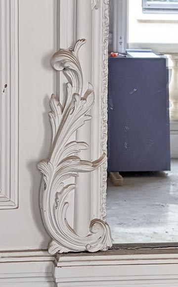 Grand trumeau sculpté en bois et stuc d'époque Napoléon III - Glaces ...