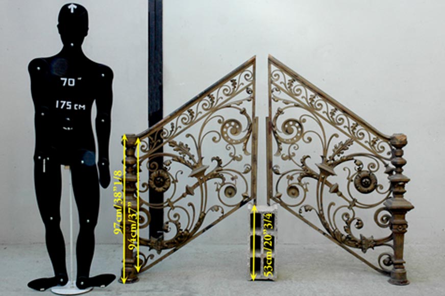 Exceptional banister from the Napoleon III period - Architectural ...