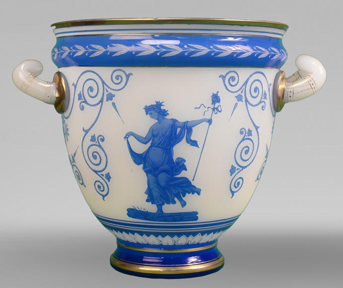 BACCARAT, Crystal Vase with Neo-Greek Decoration, circa 1867 - Ceramic ...