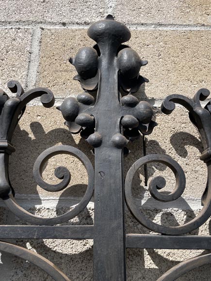 Double cast-iron gates in the Napoleon III style - Doors