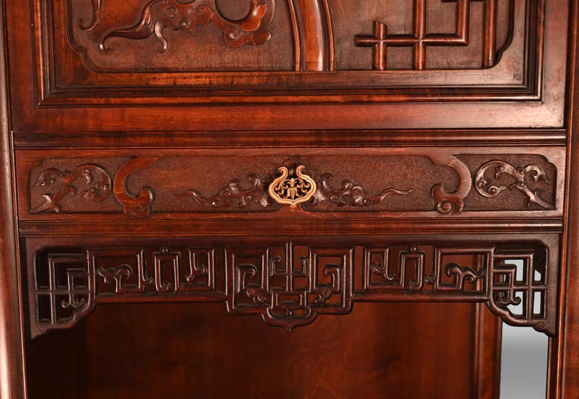 Gabriel VIARDOT, Japanese-Style Shelf Cabinet, late 19th Century ...