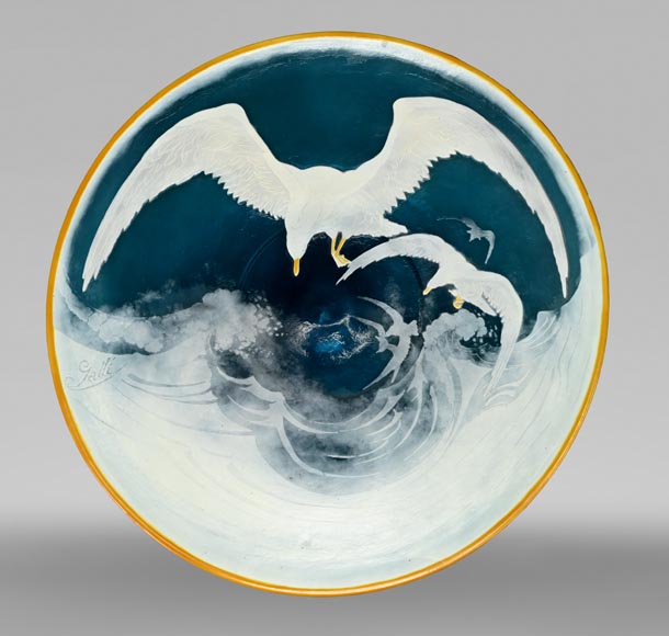 Gallé Establishments, Seagull Plate, between 1918 and 1936 - Objects