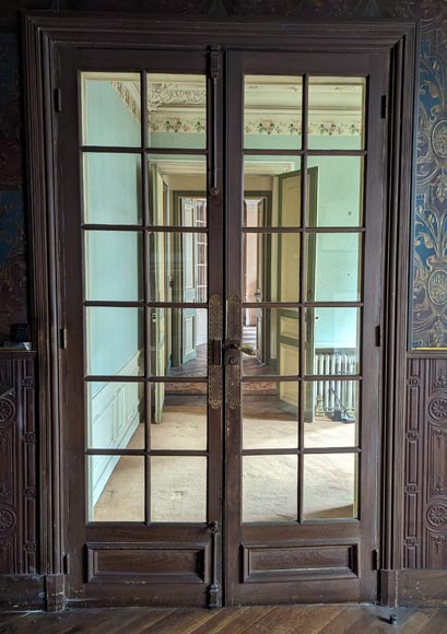 Small-paned double door - Doors