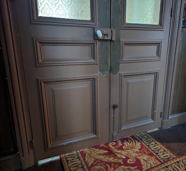Napoleon III-style double door with engraved glass - Doors