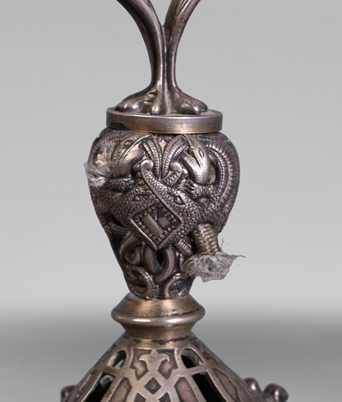 Russian Silversmith, Pair of Silver Candlesticks, circa 1832-1850 ...