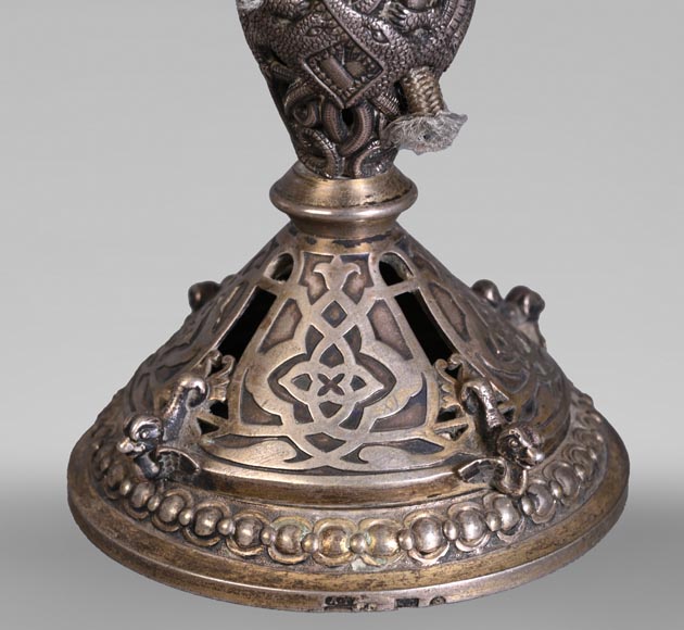 Russian Silversmith, Pair of Silver Candlesticks, circa 1832-1850 ...