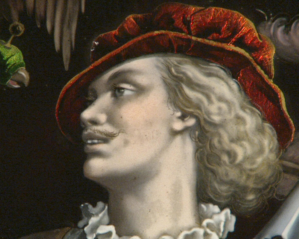 Enameled plate by Soyer "Hunter" - Enamels