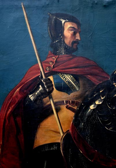 E. BRUN after Jules-Claude ZIEGLER, Portrait of Louis de Champagne ...