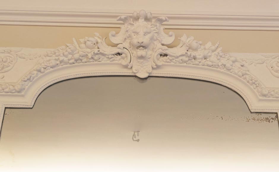 Napoleon III style trumeau adorned with lion's head - Overmantels and ...