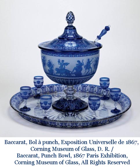 Jacques Louis KESSLER, Pair of Vases Engraved with Greek Revival Decor ...