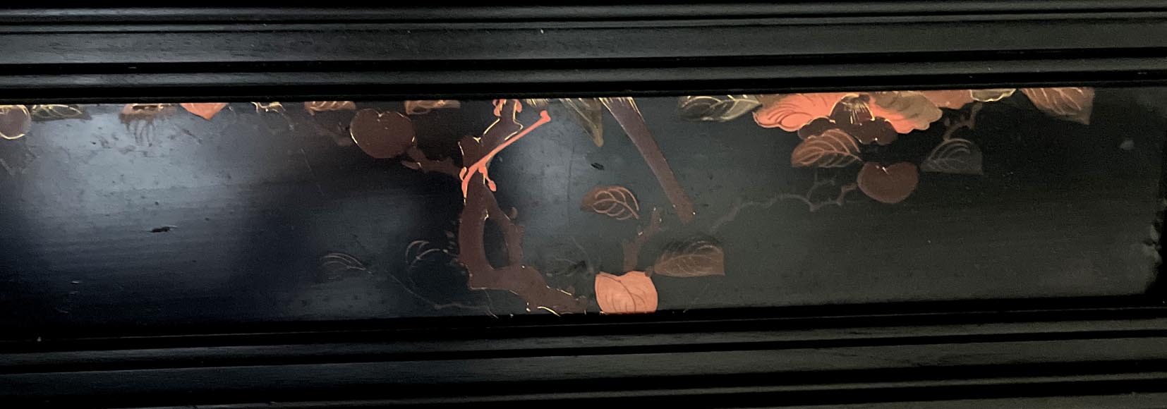 F. GERDERÈS – Japanese-style billiard table in gilded and carved wood ...