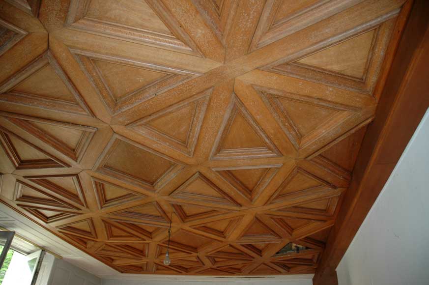 Antique Oak Renaissance style ceiling - Ceilings