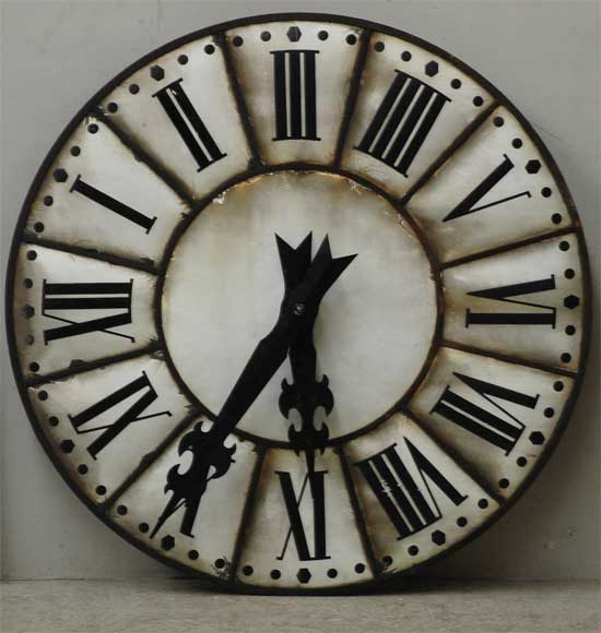 Large antique clock from the 19th century - Decorative elements