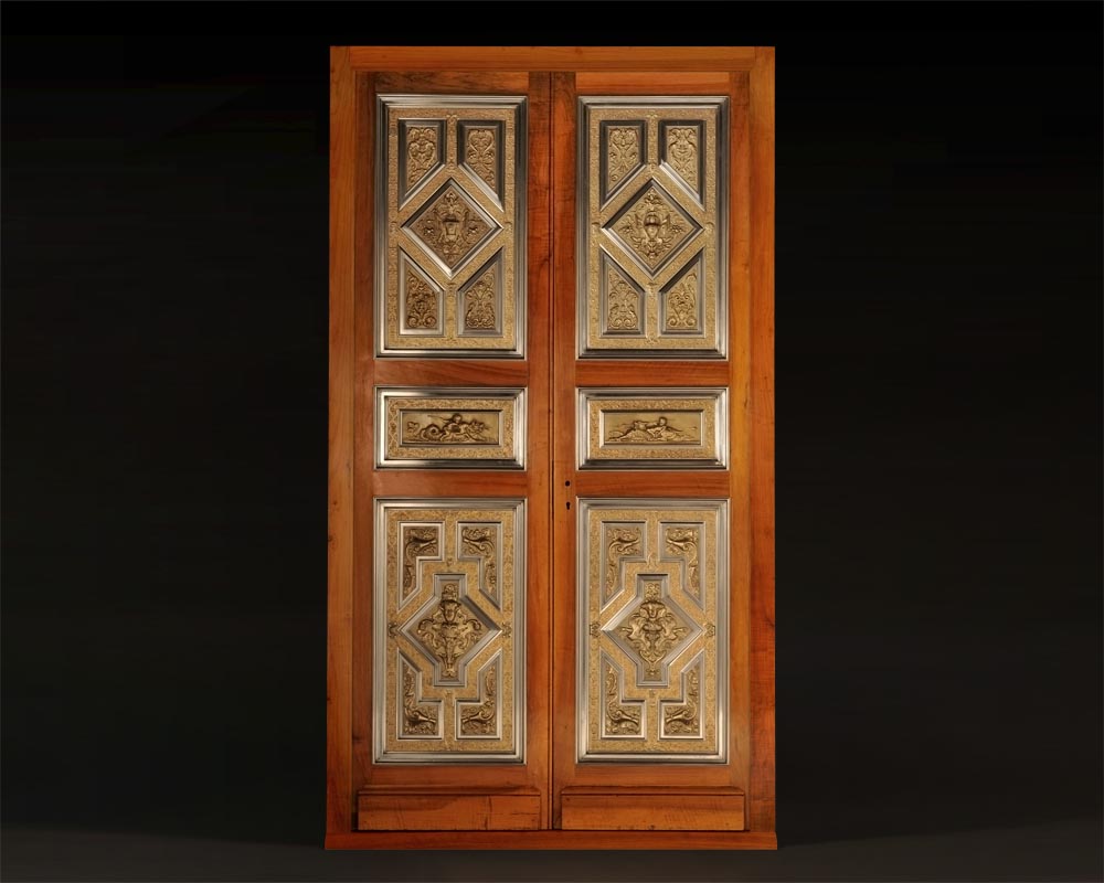 BERGUE Adolphe, An Exceptional Pair of Neo-Renaissance Doors - Doors