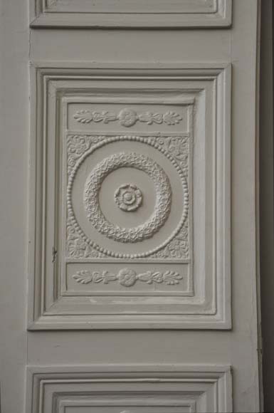 Double neo-classic door based on a drawing by Percier and Fontaine - Doors