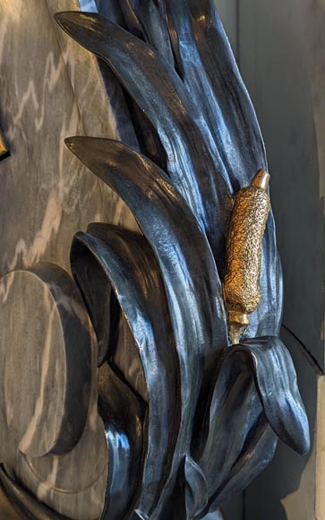 Exceptional Regency style fountain in marbles and bronze ...