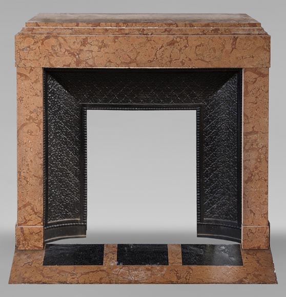 Art Deco Fireplace Mantels Modern Ember Raeford 40 In Stone Electric