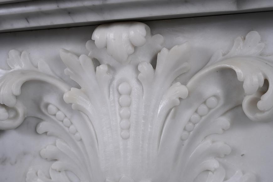 Jules CANTINI, Marseille, Napoleon III style mantel richly carved in ...