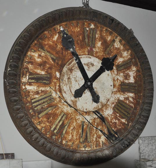 LARGE CAST IRON CLOCK - Monumental and structures